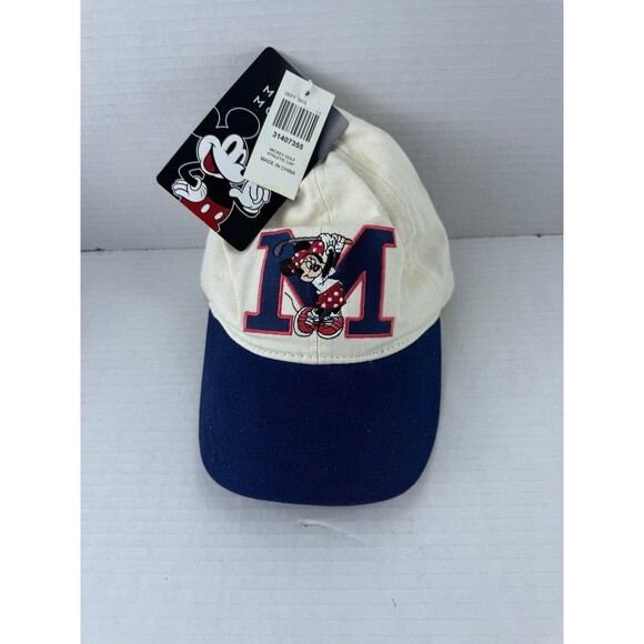 Disney | Accessories | Disney Minnie Mouse Golf Hat Embroidered New ...